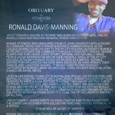 Ronald Manning (1986 - 2022) - ForeverMissed.com Online Memorials